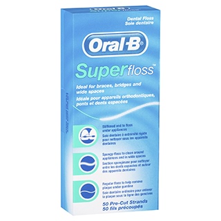 Oral-B Super Floss - 50 Strands | WholeLife