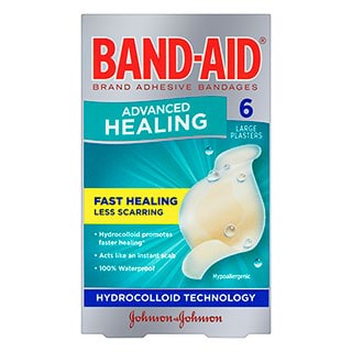 Band-Aid Advanced Healing Strip Large - 6 Pack | WholeLife