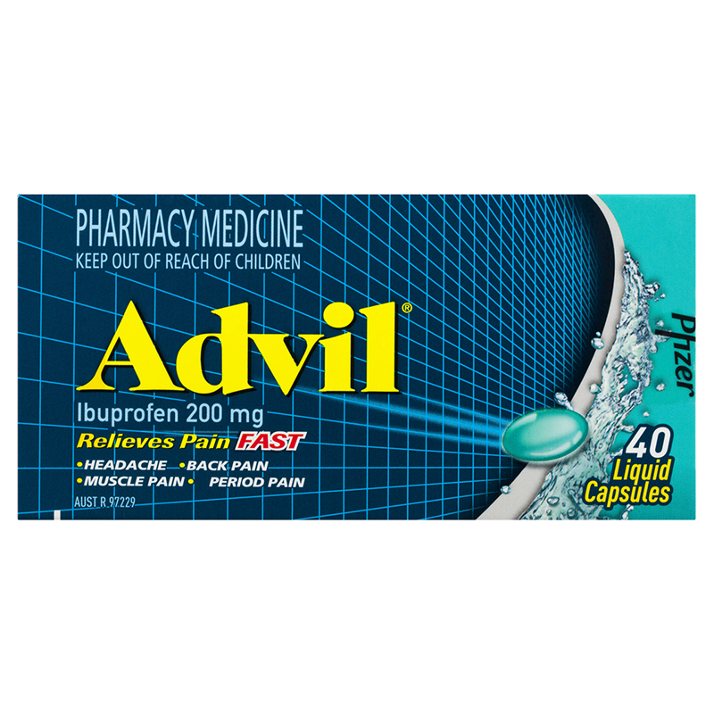 Advil Liquid - 40 Capsules | WholeLife