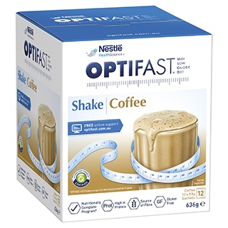 Optifast VLCD Coffee Shake - 12 x 53g Sachets | WholeLife