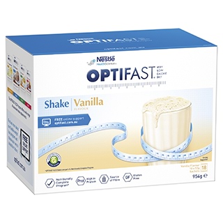 Optifast VLCD Vanilla Shake - 18 x 53g Sachets | WholeLife