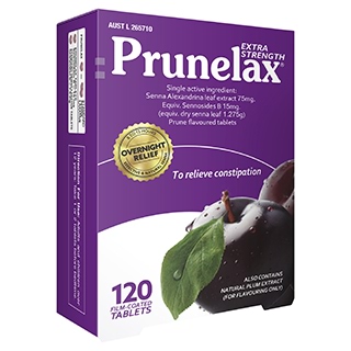 Prunelax Extra Strength 120 Tablets | WholeLife