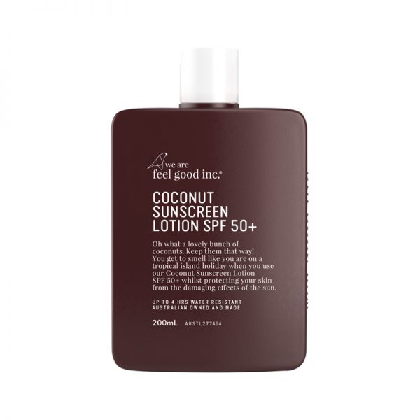 Coconut Sunscreen Lotion SPF 50+ 200ml | WholeLife