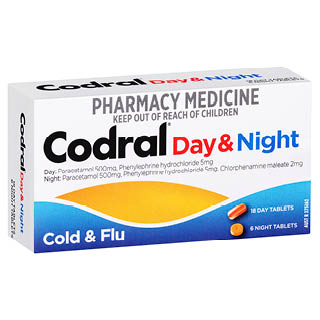 Codral PE Cold & Flu Day & Night - 24 Tablets | WholeLife