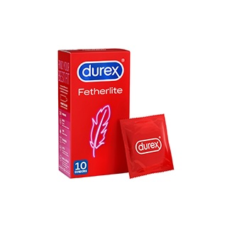 Durex Fetherlite Ultra Thin Feel Condoms - 10 Pack | WholeLife