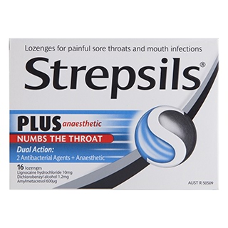 Strepsils Plus Lozenges - 16 Pack | WholeLife