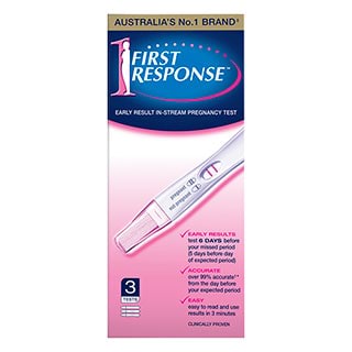 First Response Instream Pregnancy Test - 3 Tests | WholeLife