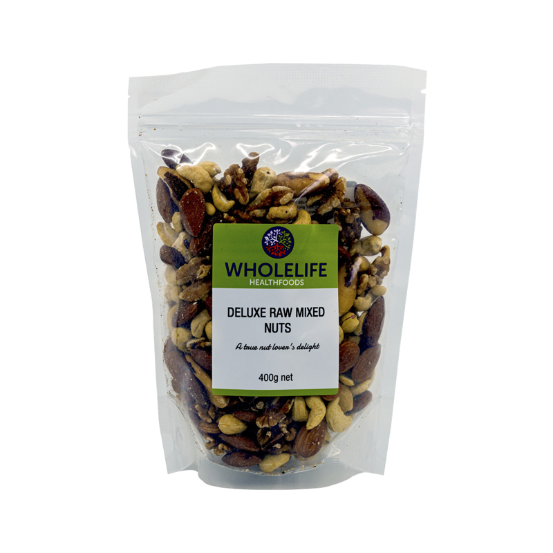Deluxe Raw Mixed Nuts 400g | WholeLife