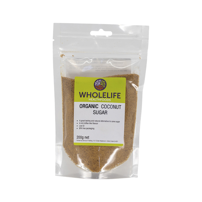 Organic Coconut Sugar 200g | WholeLife