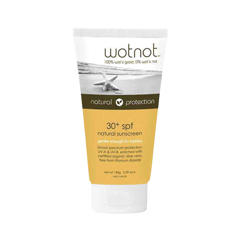Wotnot Natural Sunscreen 30 SPF 150g | WholeLife