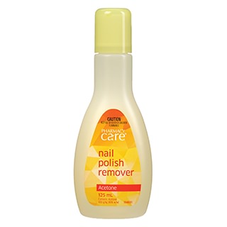 Pharmacy Care Nail Polish Remover Acetone - 125mL | WholeLife