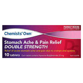 Chemists' Own Stomach Ache & Pain Double Strength - 10 Tabs | WholeLife