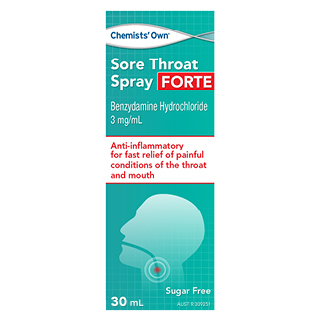 Chemists Own Sore Throat Spray Forte - 30ml | WholeLife