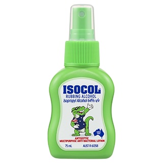 Isocol Rubbing Alcohol Antiseptic - 75mL | WholeLife