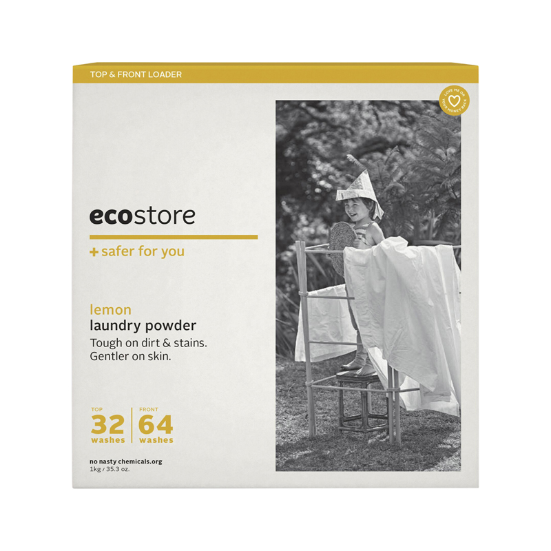 Laundry Powder Lemon 1kg | WholeLife