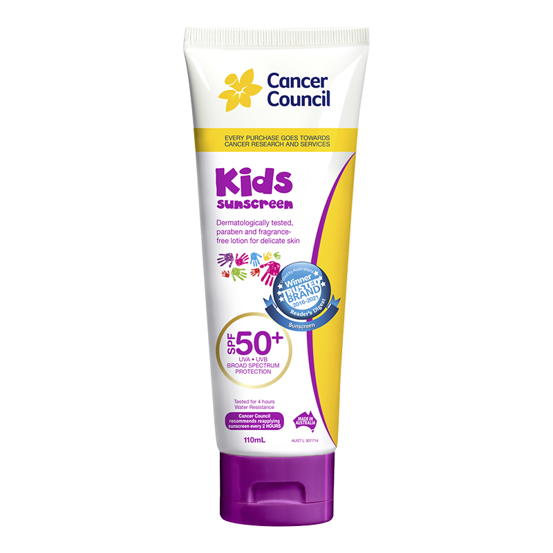 Cancer Council Kids Sunscreen SPF50+ - 110mL | WholeLife