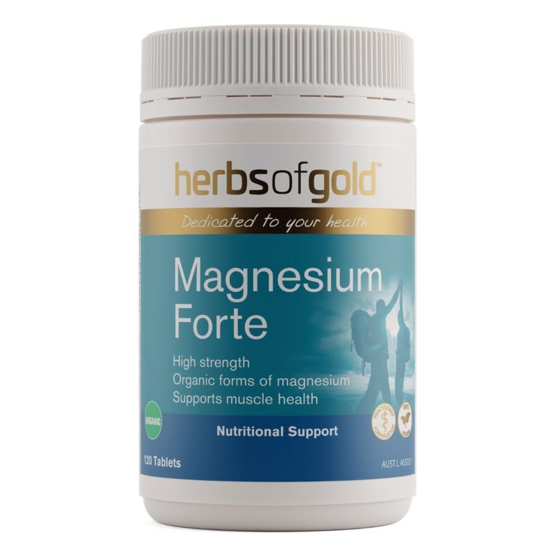 Herbs of Gold Magnesium Forte 120 Tablets | WholeLife
