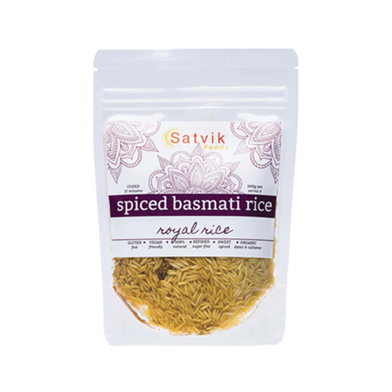 Spiced Basmati Royal Rice 240g | WholeLife