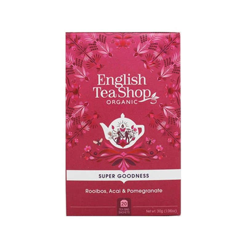 Super Goodness Rooibos, Acai & Pomegranate 20 Tea Bags | WholeLife