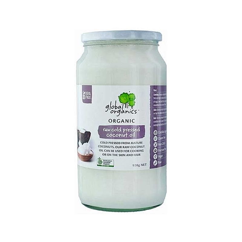 Organic Raw Cold Pressed Coconut Oil Gluten Free 920g | WholeLife
