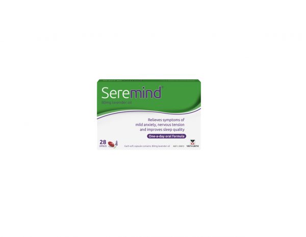 Seremind Lavender Oil 80mg - 28 Capsules | WholeLife