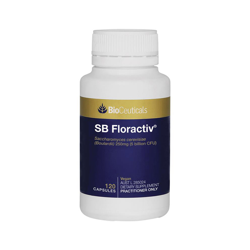 Bioceuticals Saccharomyces B FloraActive 120 Capsules | WholeLife