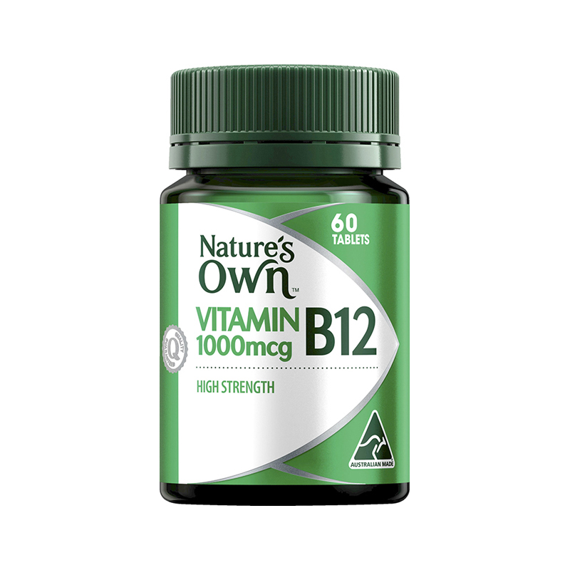 NATURE'S OWN Vitamin B12 1000mcg 60 Tablets | WholeLife