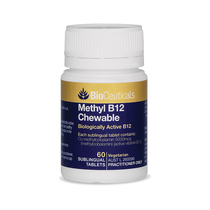 Methyl B12 Chewable 60 Tablets | WholeLife