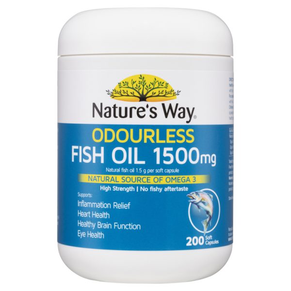 Odourless Fish Oil 1000 400 Capsules | WholeLife