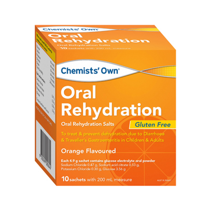 CHEMISTS' OWN Oral Rehydration Salts 10 Sachets | WholeLife
