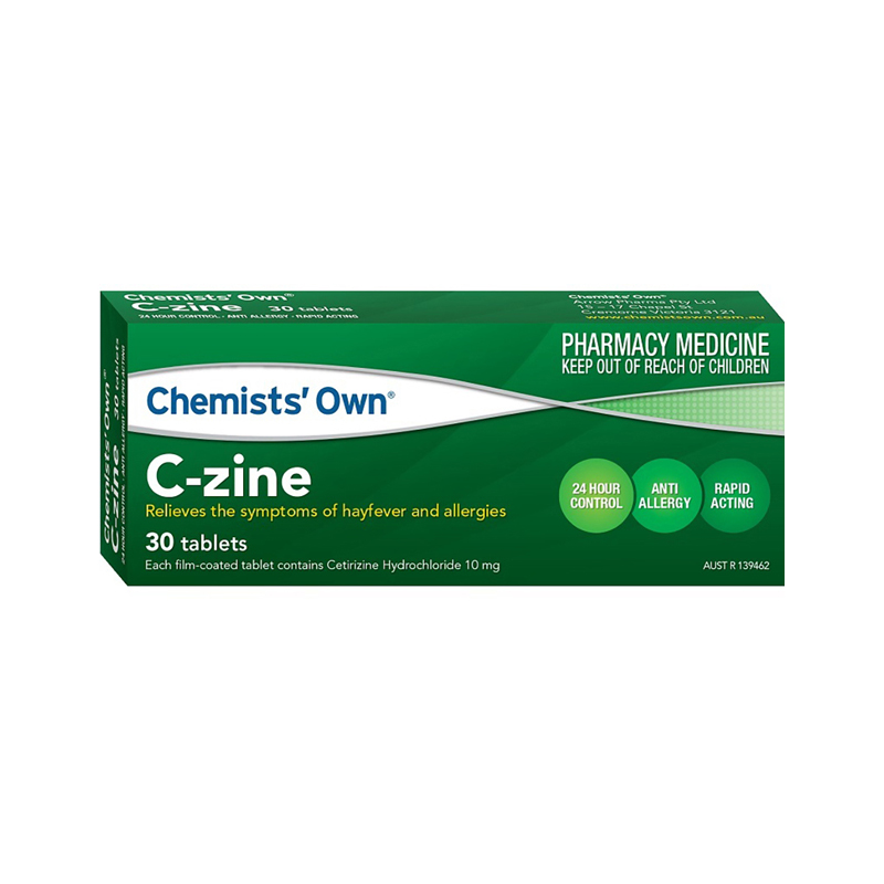 CHEMISTS' OWN C-Zine 10mg 30 Tablets | WholeLife