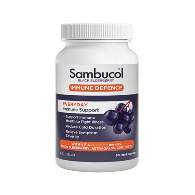 SAMBUCOL Immune Defence Everyday 60 Capsules | WholeLife
