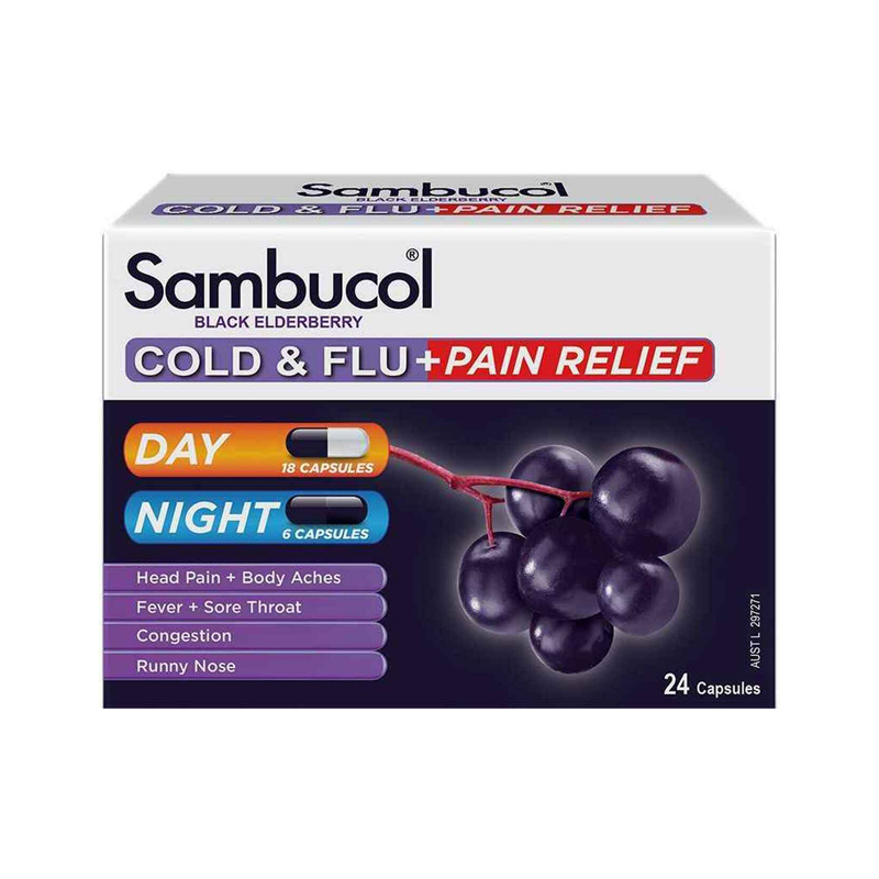 Chemists' Own Cough, Cold & Flu Day/Night PE Capsules - 24 Caps | WholeLife
