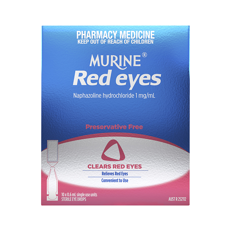 MURINE Red Eyes Vials 10 x 0.6ml | WholeLife