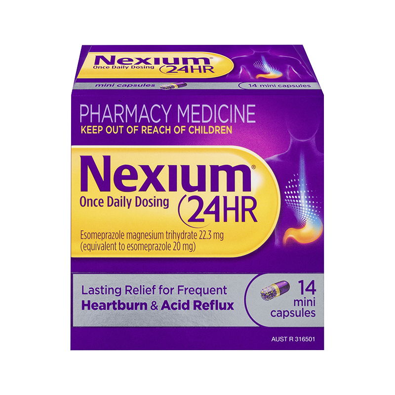 Nexium 24HR 14 Mini Capsules | WholeLife
