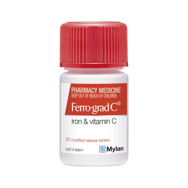 Ferro-Grad Ferrous Sulfate 325mg - 30 Tablets | WholeLife