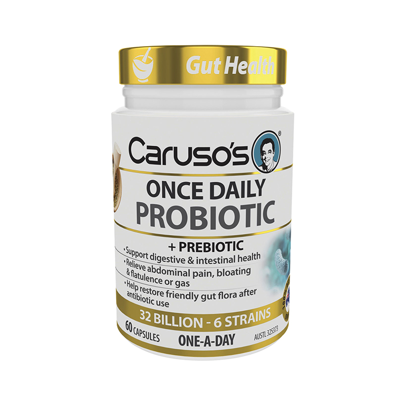 CARUSO'S Once Daily Probiotic 60 Capsules | WholeLife