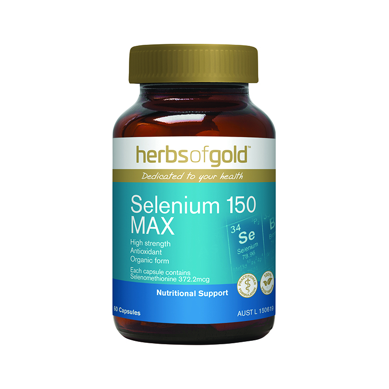 HERBS OF GOLD Selenium 150mcg 60 Capsules | WholeLife
