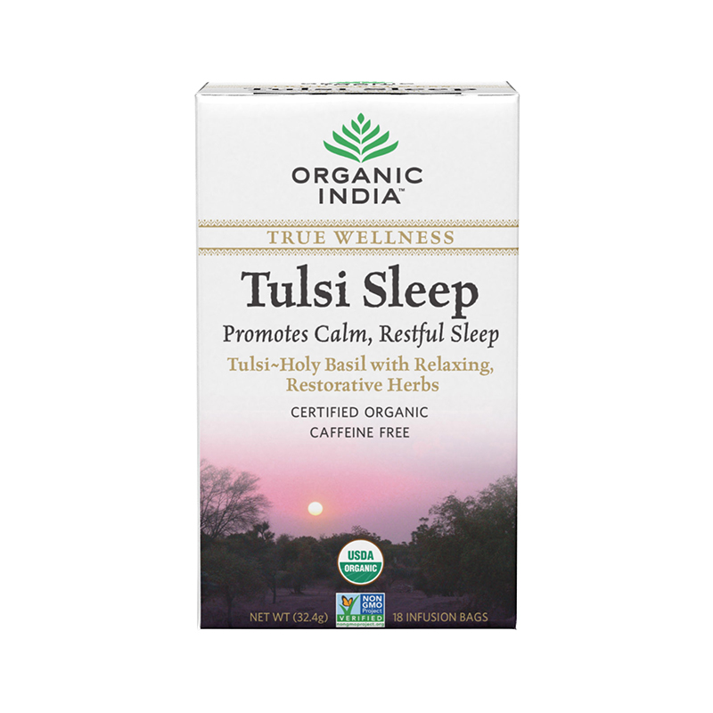 ORGANIC INDIA Tulsi Sleep Tea 25 Infusion Bags | WholeLife