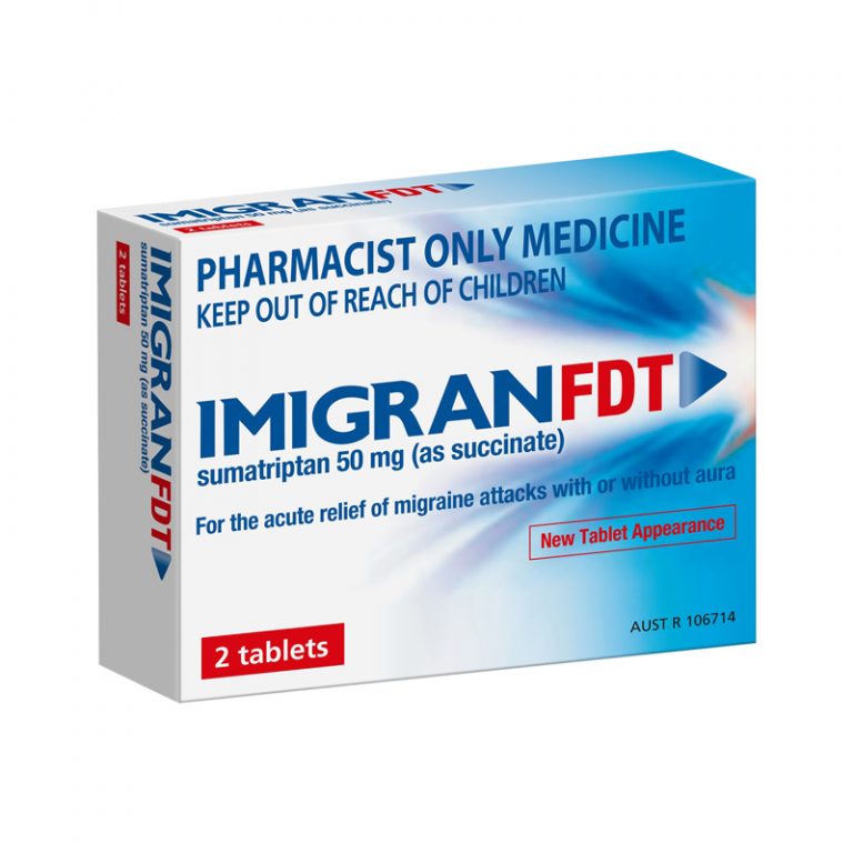 Imigran FDT 50mg 2 Tablets | WholeLife