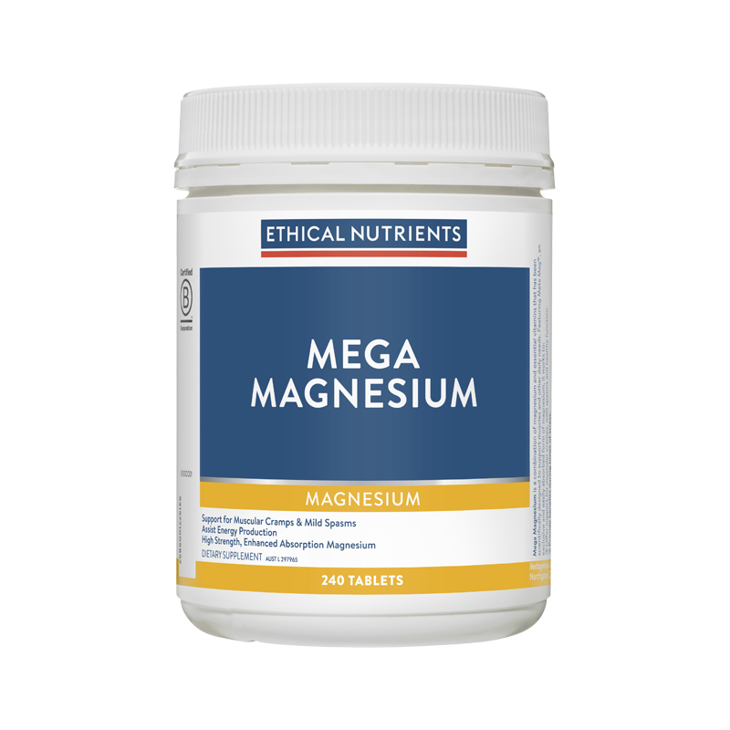 Ethical Nutrients Mega Magnesium 240 Tablets | WholeLife