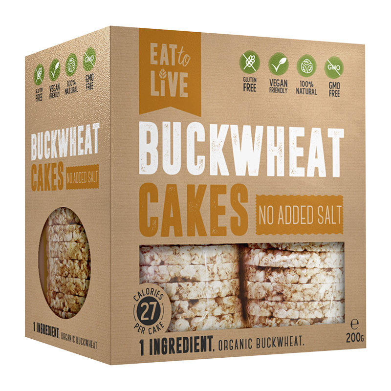 Buckwheat Cakes No Added Salt 200g | WholeLife
