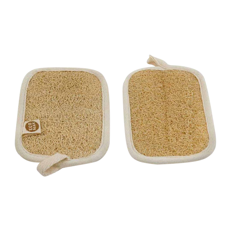 Kitchen Loofah Scouring Pad Twin Pack | WholeLife