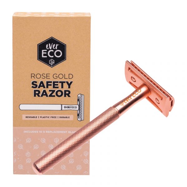 Rose Gold Safety Razor | WholeLife