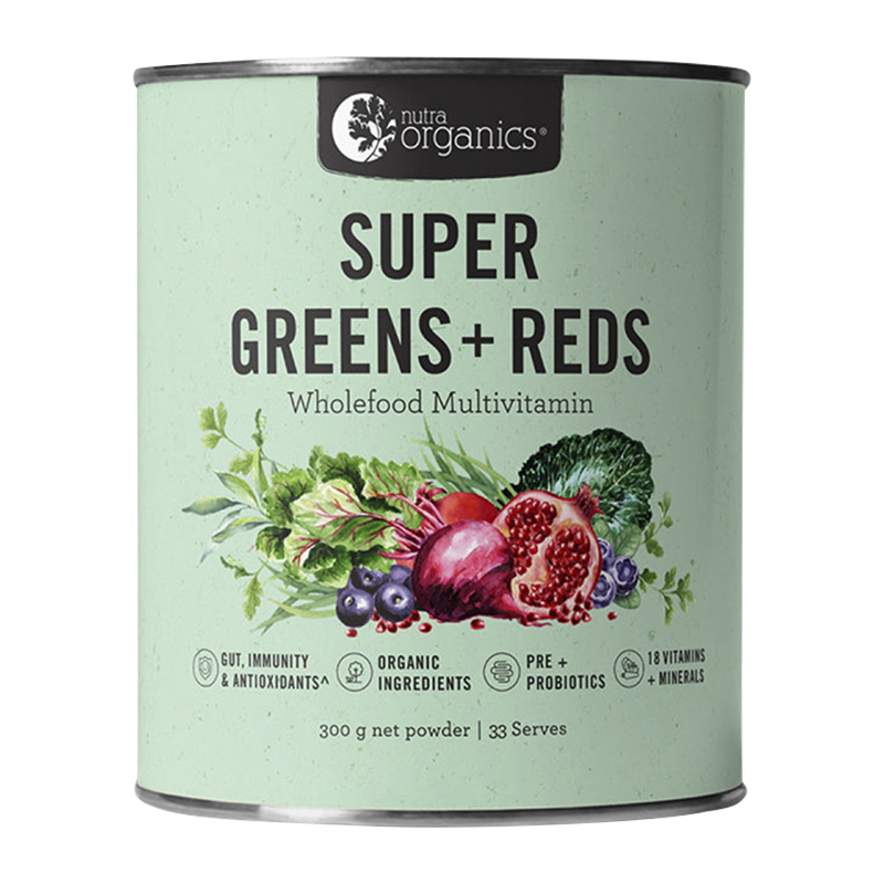 Super Greens + Reds Powder 300g | WholeLife