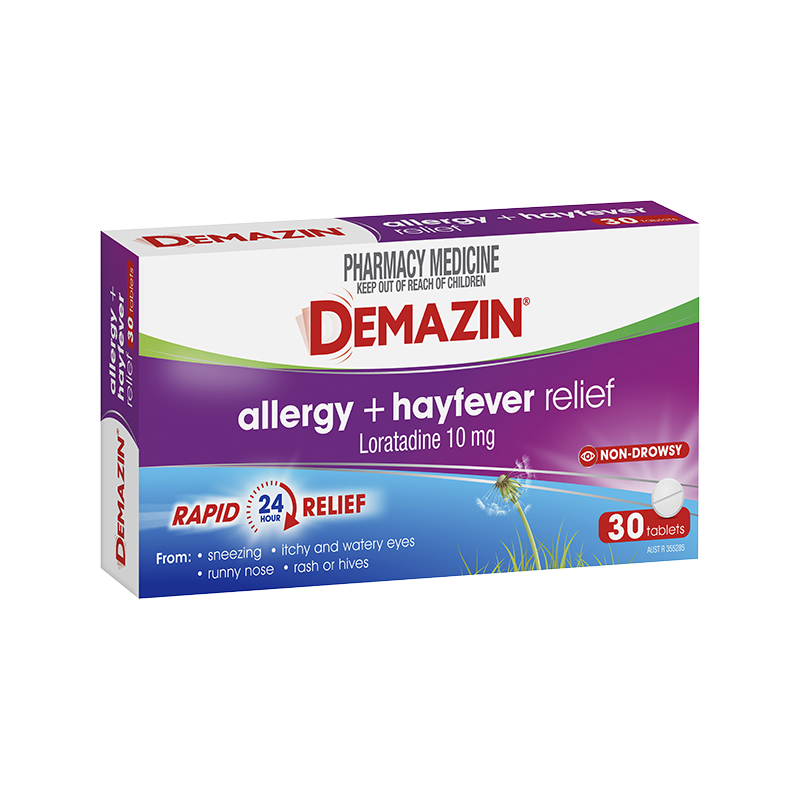 Demazin Allergy + Hayfever 30 Tablets | WholeLife