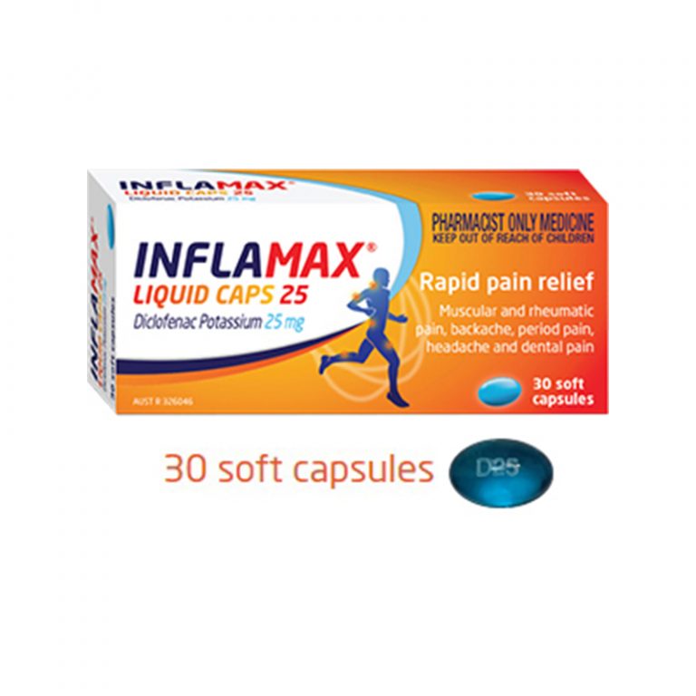 Anti-inflammatory Pain Relief 30 Liquid Capsules | WholeLife