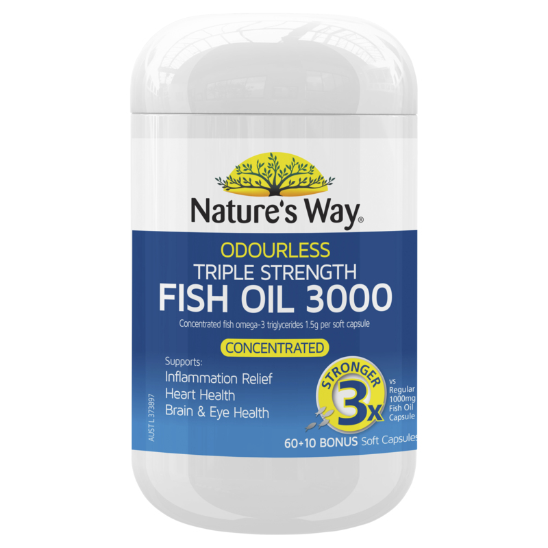 Nature's Own Odourless Fish Oil 1500mg 200 Capsules | WholeLife