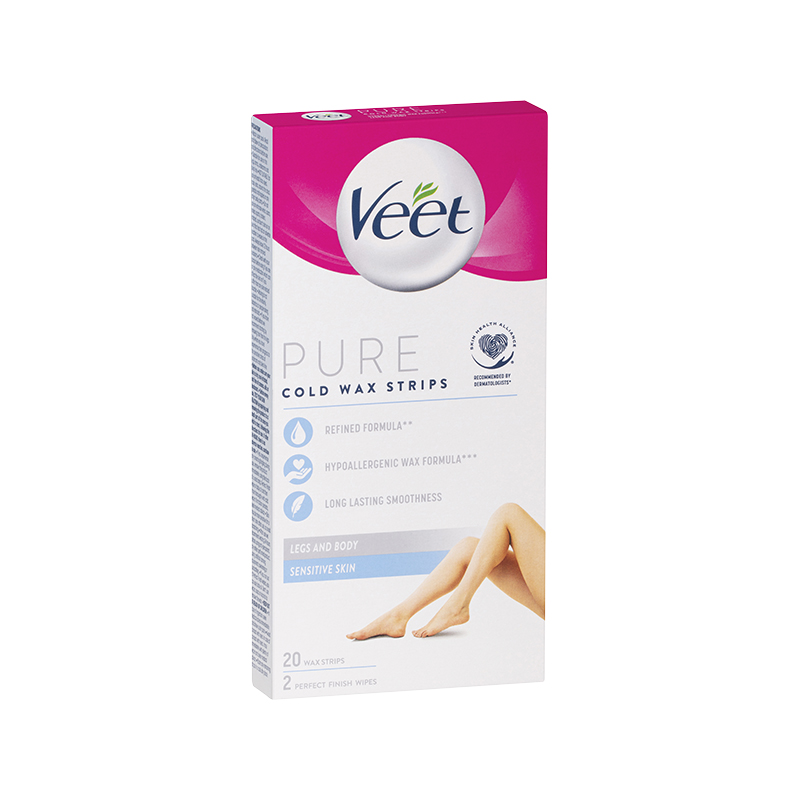 Pure Cold Wax Strips Leg 20S | WholeLife