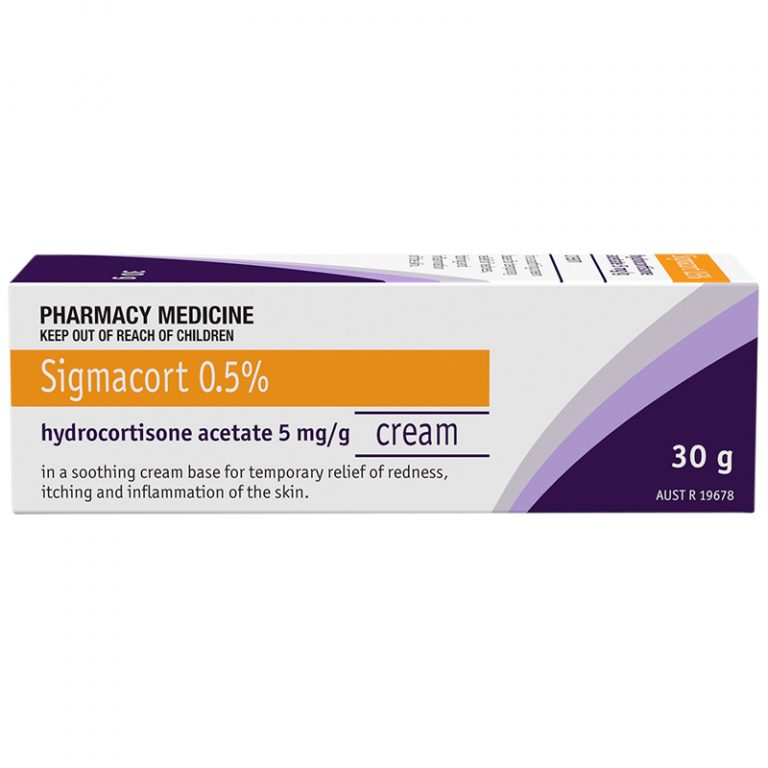 Sigmacort 0.5% Hydrocortisone Cream 30g | WholeLife